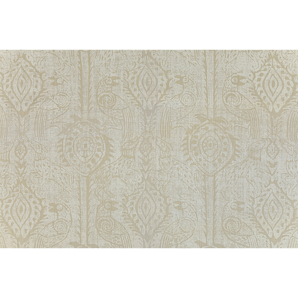 PEGGY ANGUS BEASTIES WHITE LINEN FABRIC – Blithfield & Company